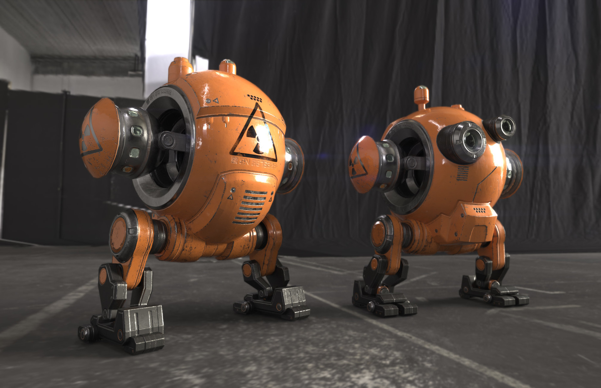 ArtStation - Security Bot (tub.E) Collection