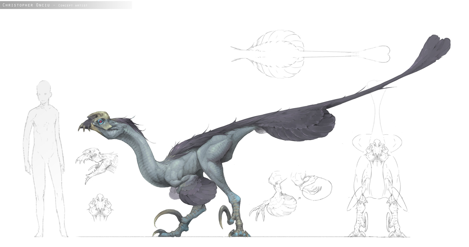 ArtStation - Creature design - Raptor