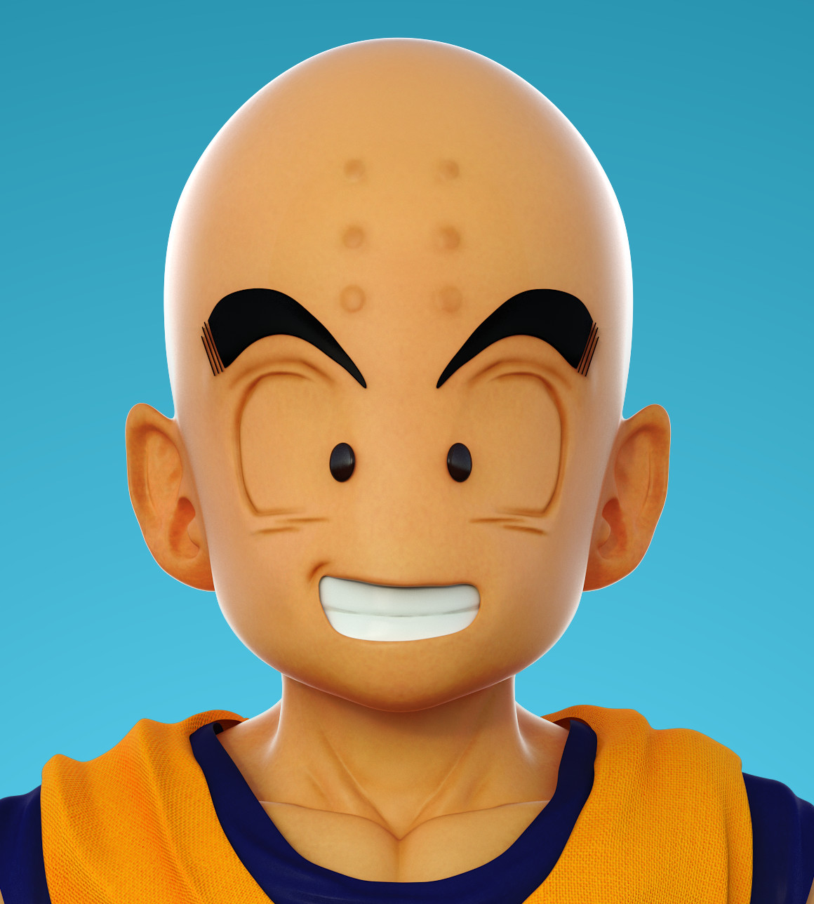 ArtStation - Krilin Fan art