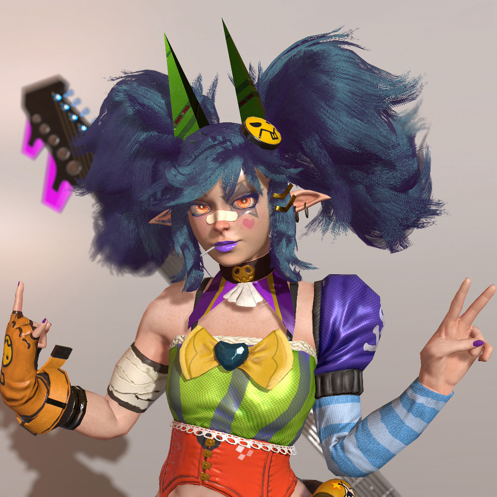 ArtStation - Rock Girl 3D