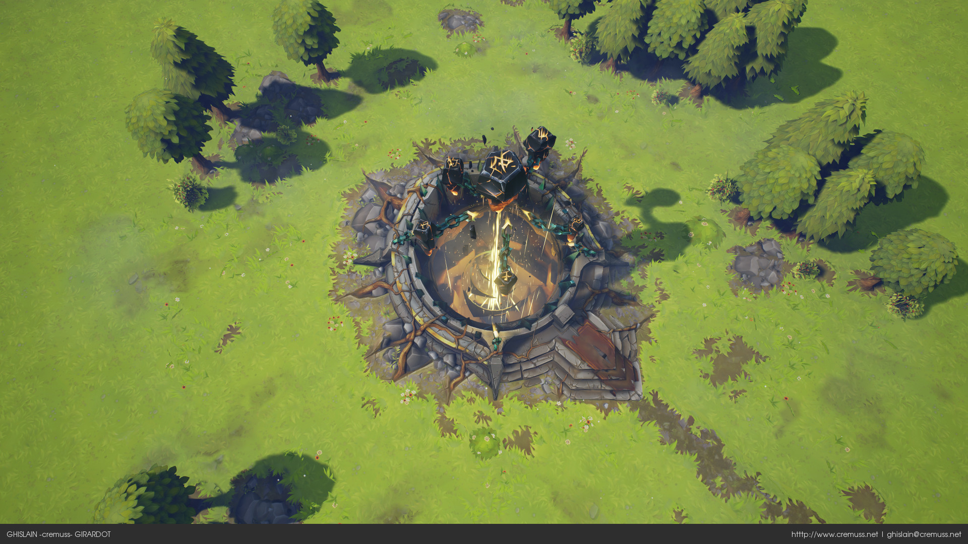 ArtStation - Fantasy Power Shrine - Zbrush/UE4