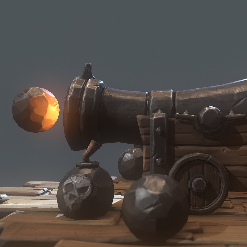 ArtStation - Pirate Cannon