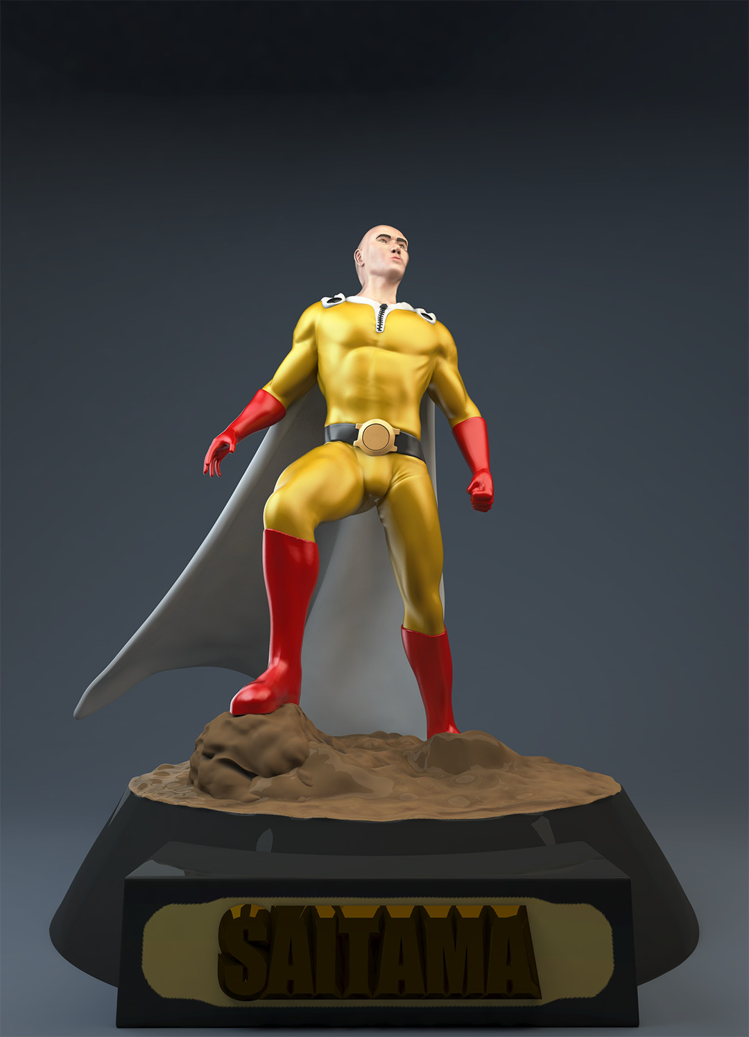 ArtStation - Realistic Saitama Model
