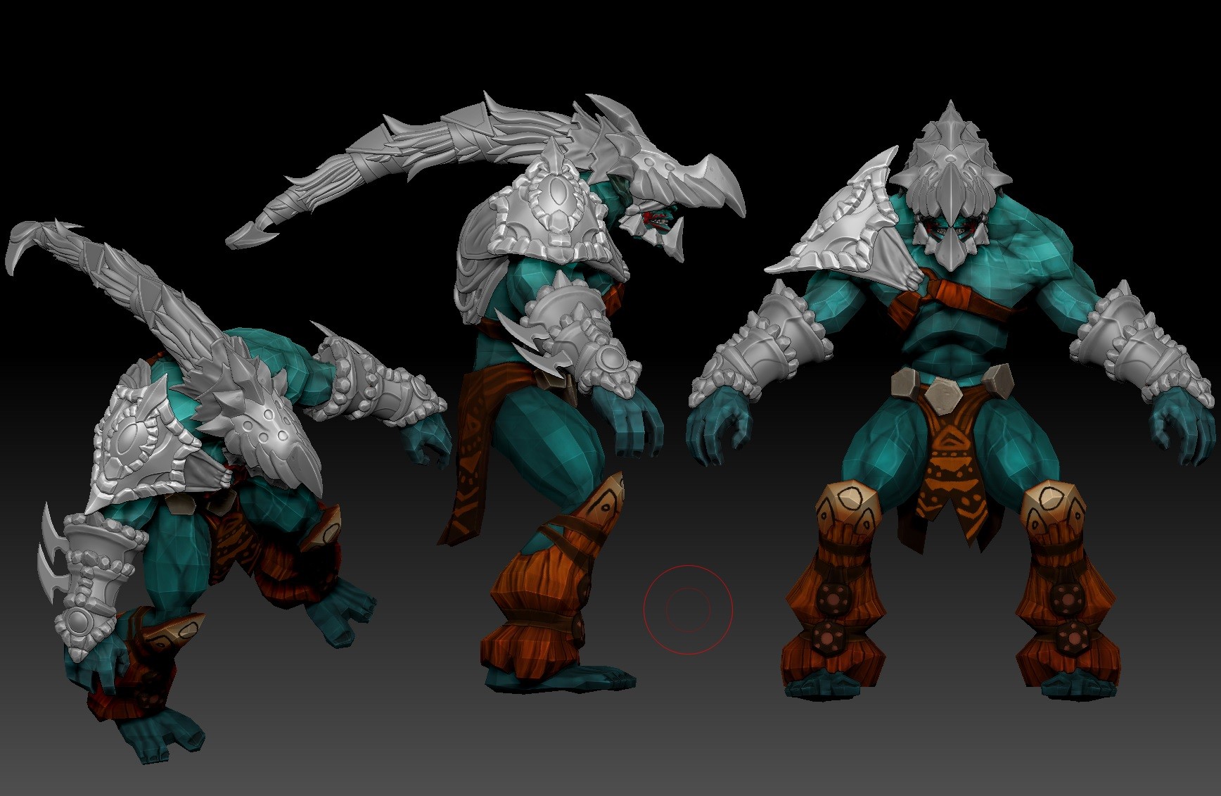 ArtStation - Omen of the Lost Titan Set for Huskar
