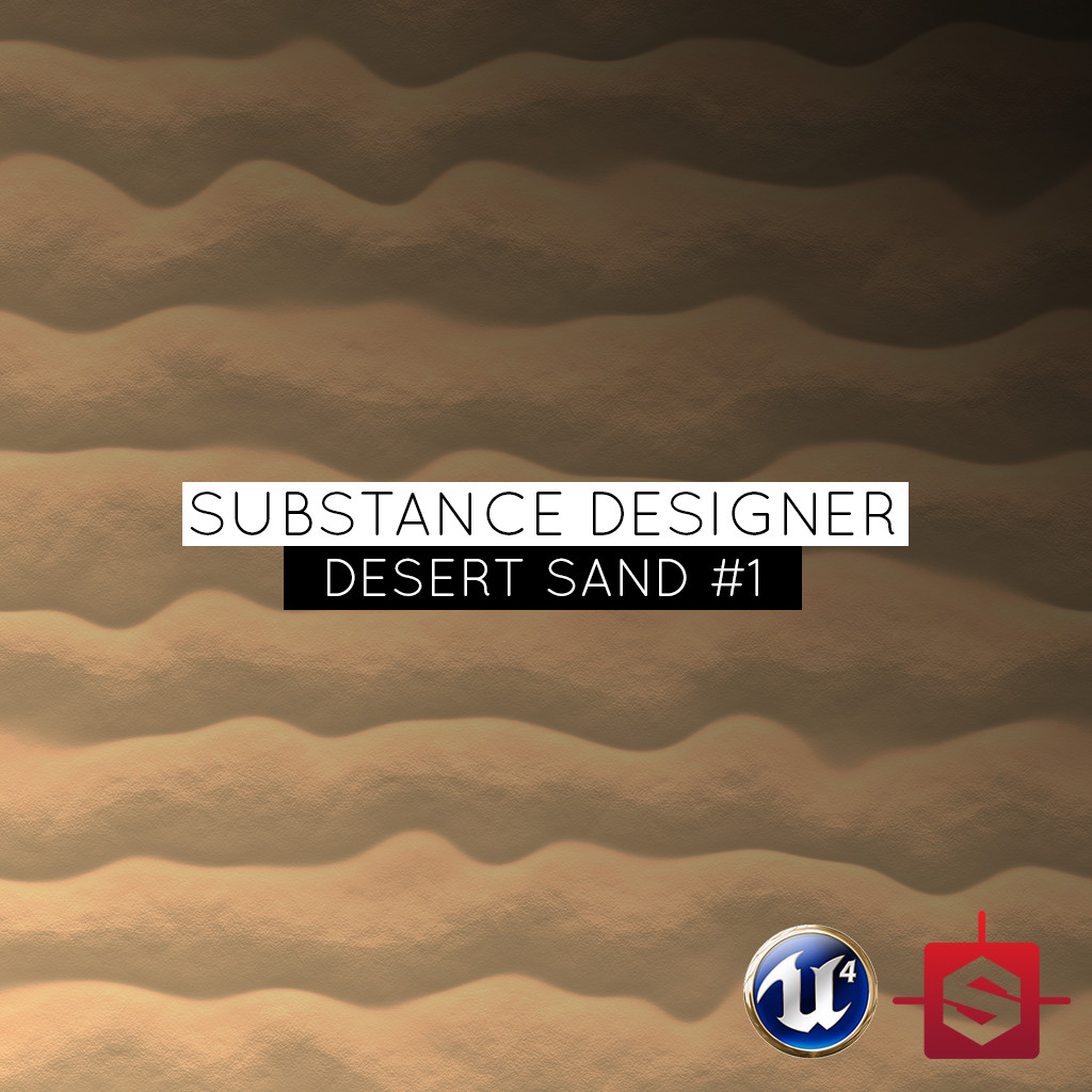 ArtStation - Desert Sand Study #1 - Substance Designer