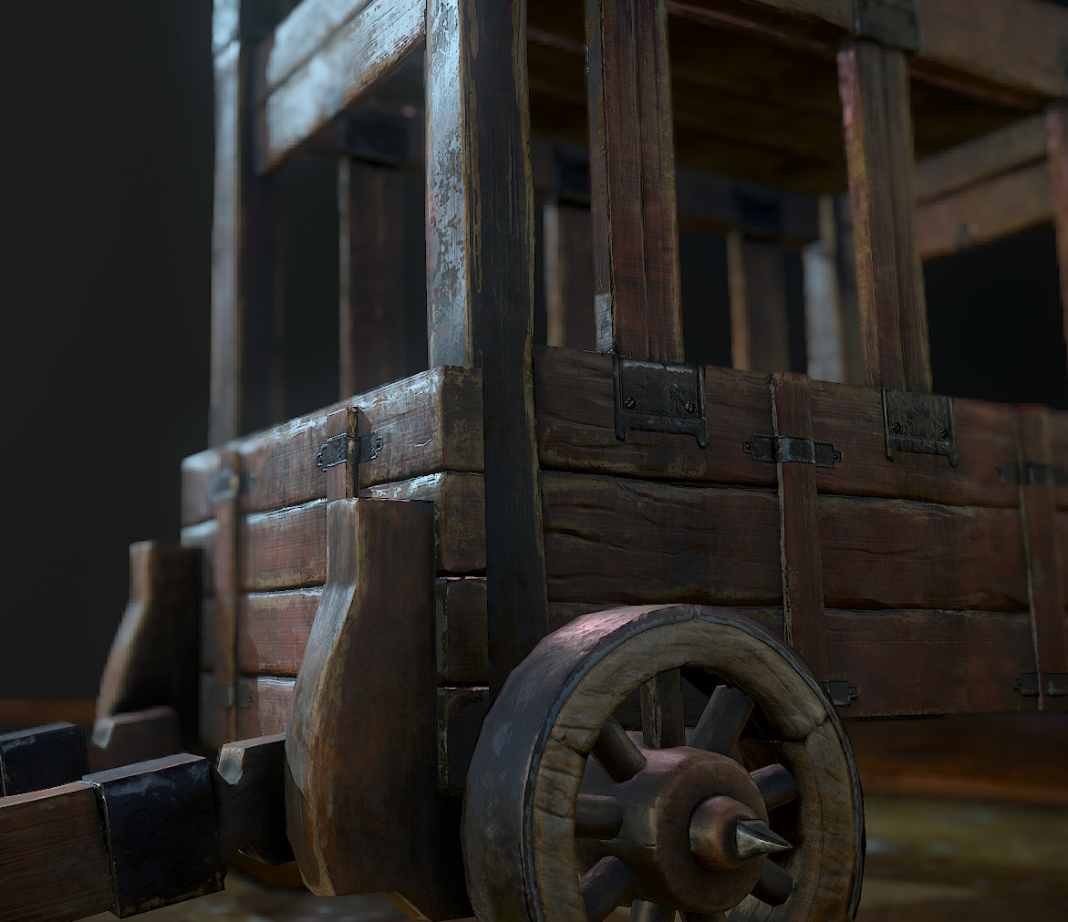 ArtStation - Medieval Cart