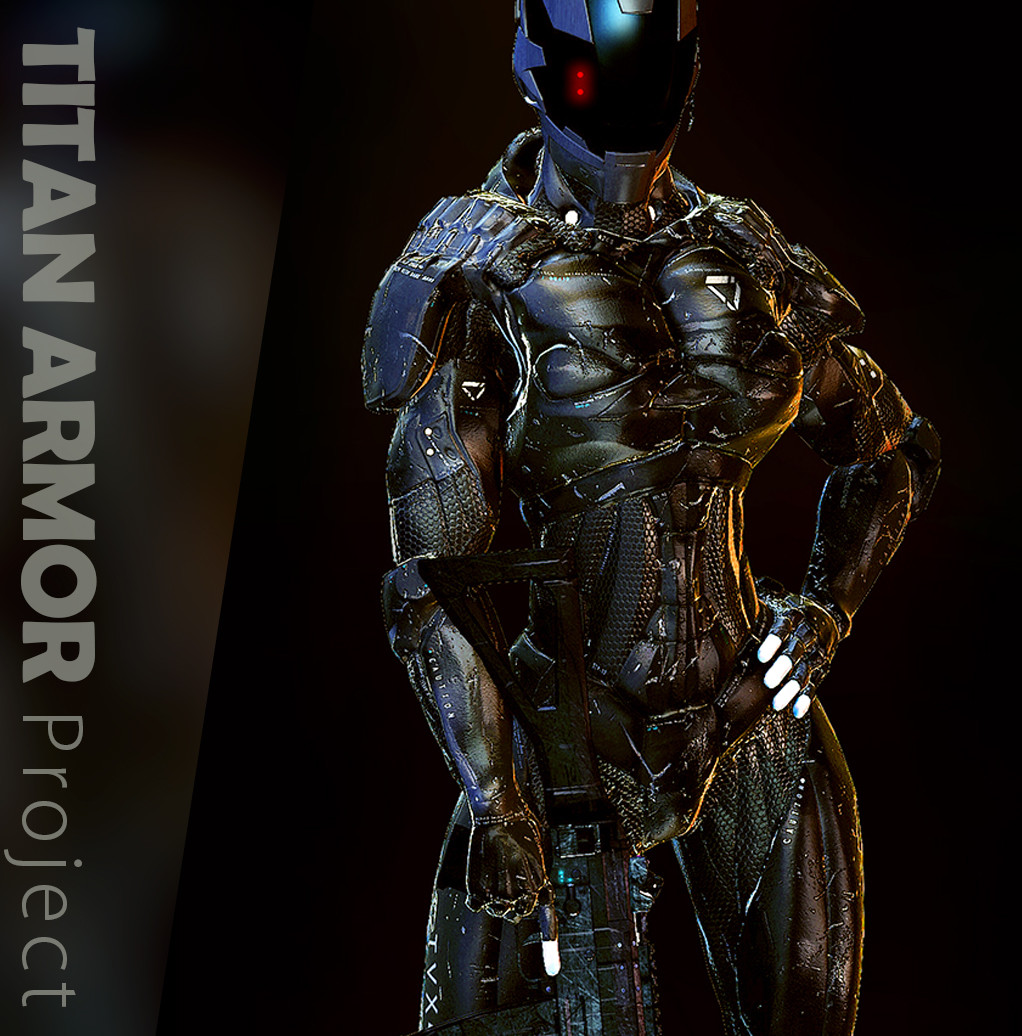 ArtStation - Titan Armor 3D Model Project
