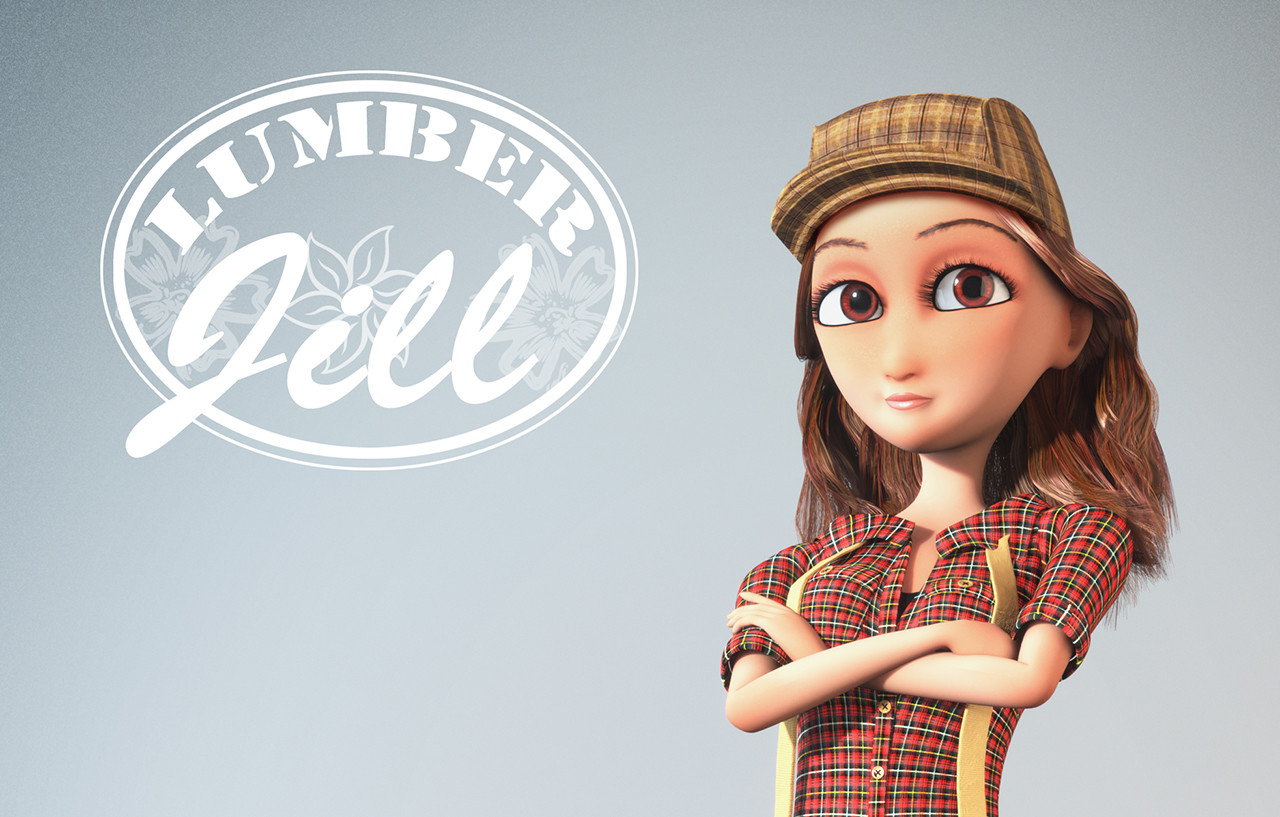 ArtStation - Lumber Jill Posed