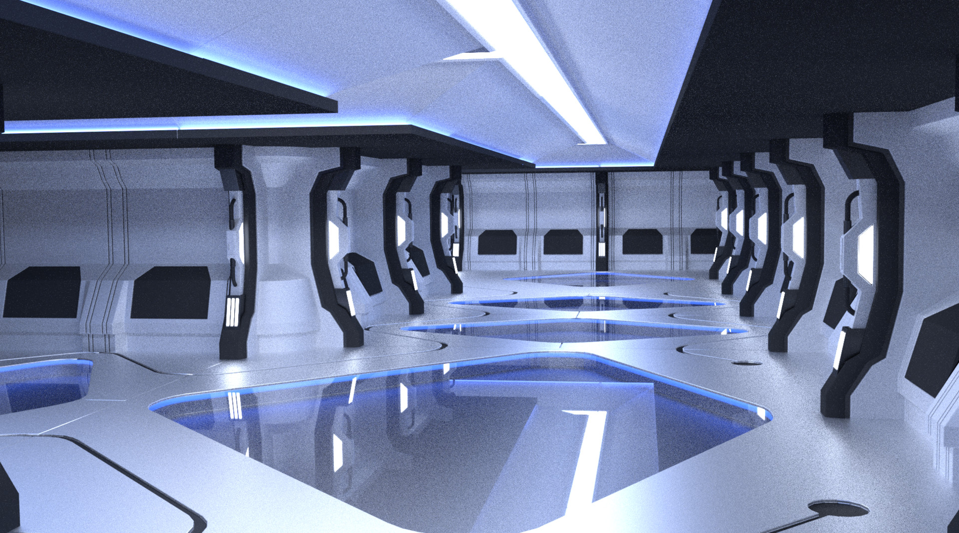 ArtStation - SciFi modular level design