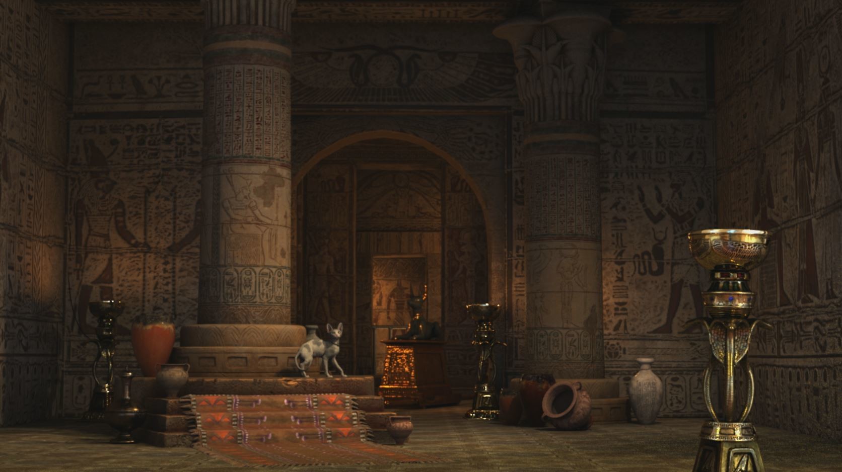 ArtStation - Egyptian interior