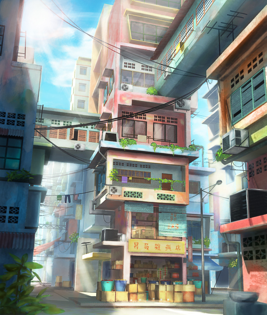 ArtStation - Sundry Shop by FeiGiap