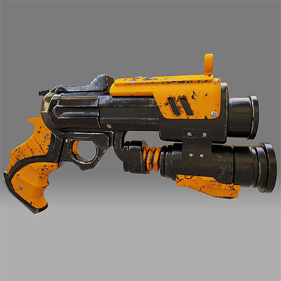 ArtStation - SciFi Revolver