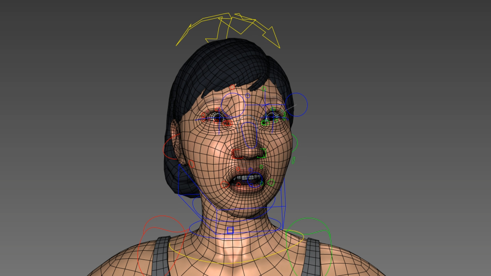 ArtStation - Elvira Face Rig