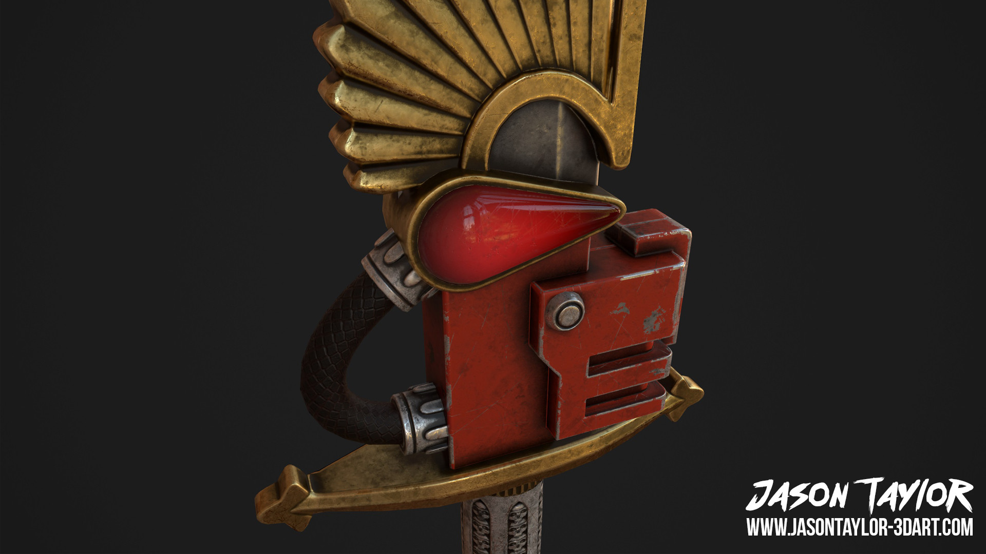 ArtStation - Blood Angel Power Sword