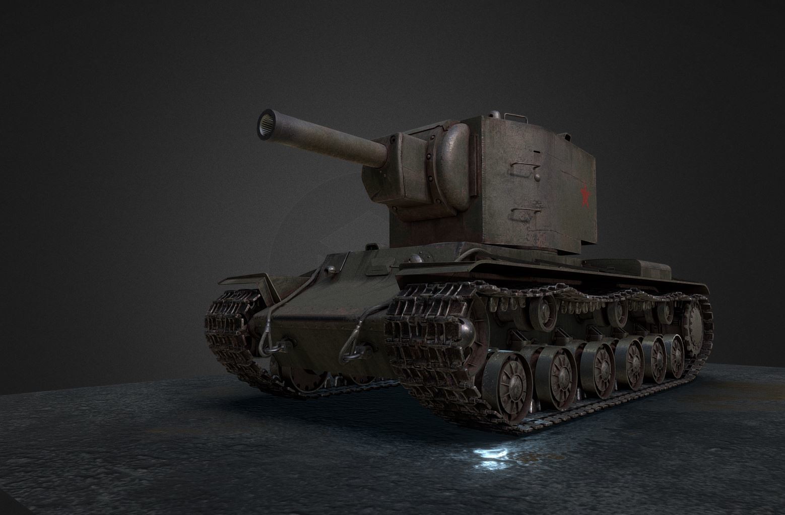 ArtStation - KV-2 heavy tank 1941