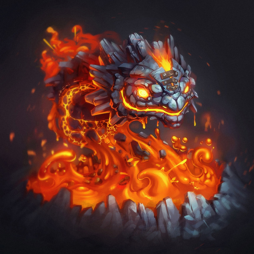 ArtStation - Fire Golem