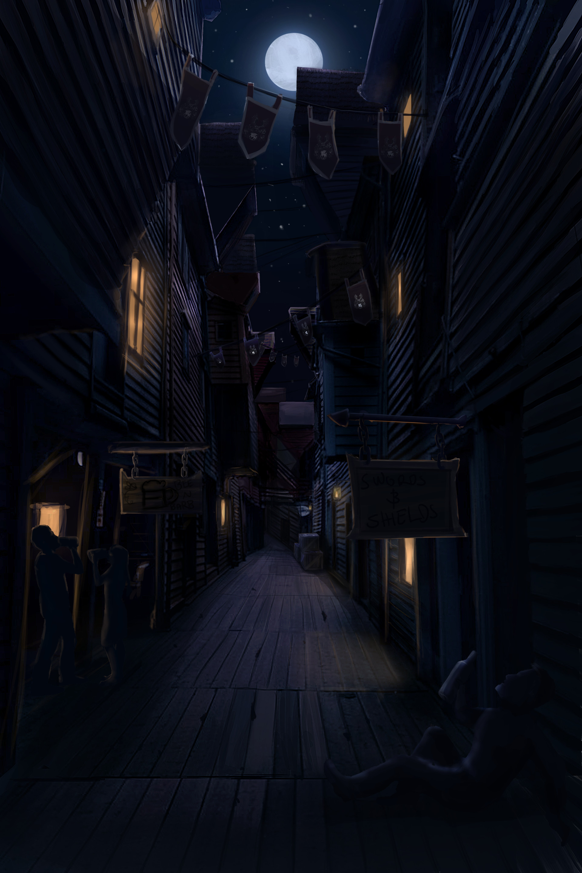 ArtStation - Dark Alley