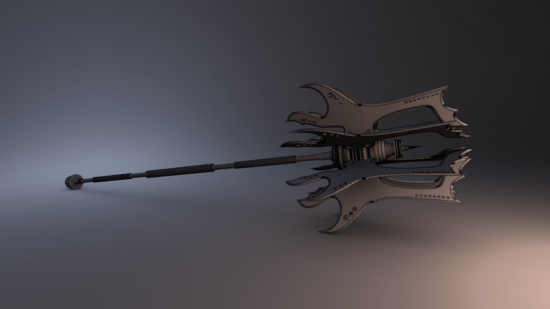 ArtStation - Battle Mace Model