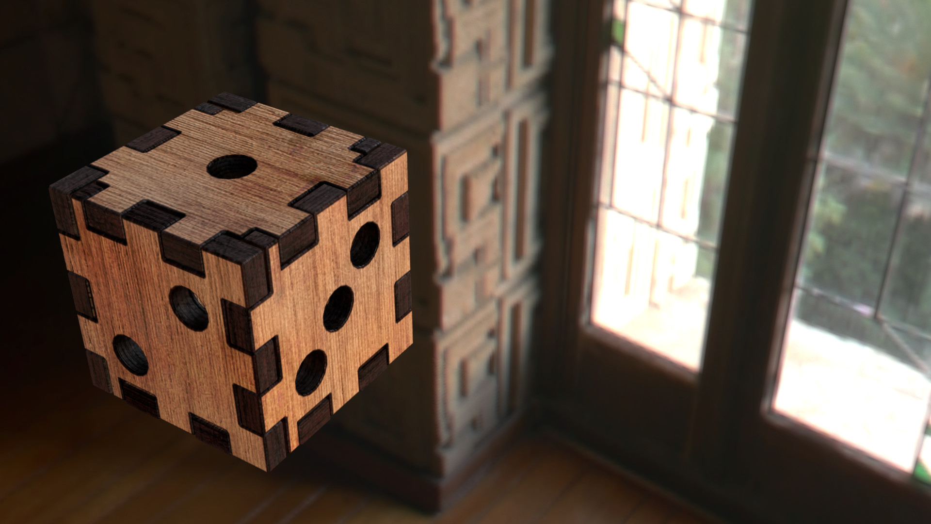 ArtStation - Laser CUT wooden DICE