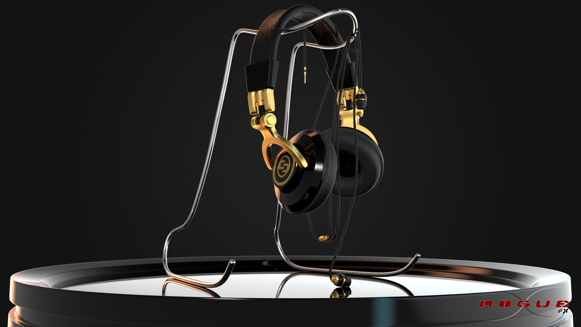 ArtStation - Gold Rush Headphones