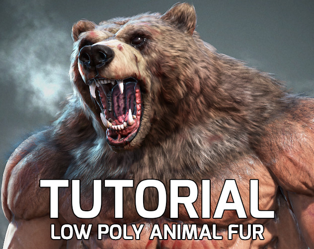 ArtStation - Low poly animal fur tutorial