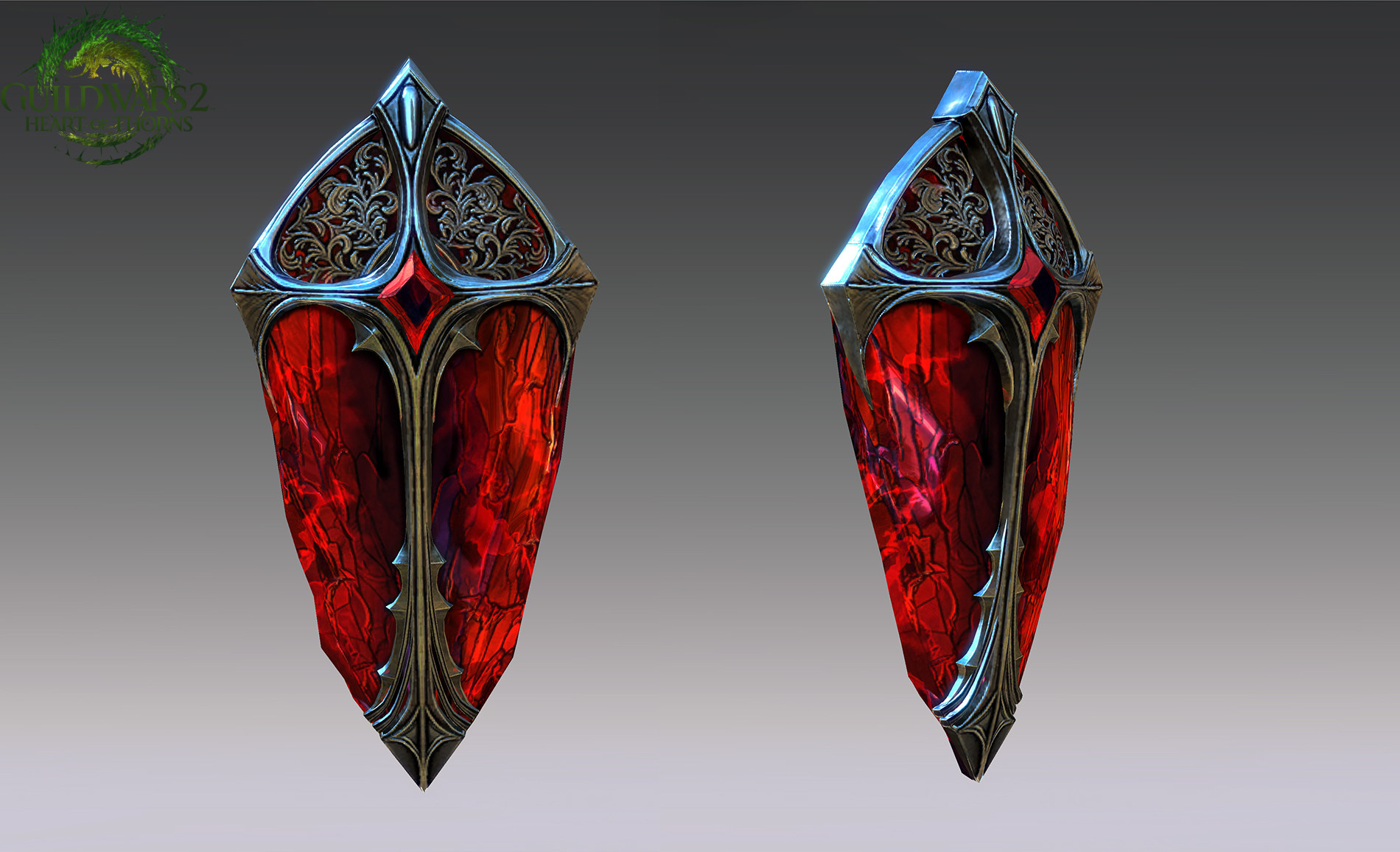 ArtStation - Guild Wars 2 - Blood Stone Weapon Set