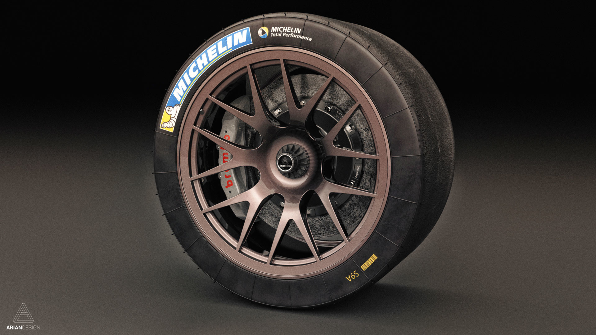 ArtStation - Playing with textures – Carboceramic brake & wheel kit
