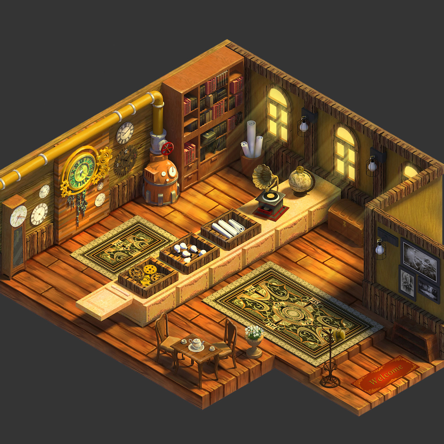 ArtStation - Steampunk Night