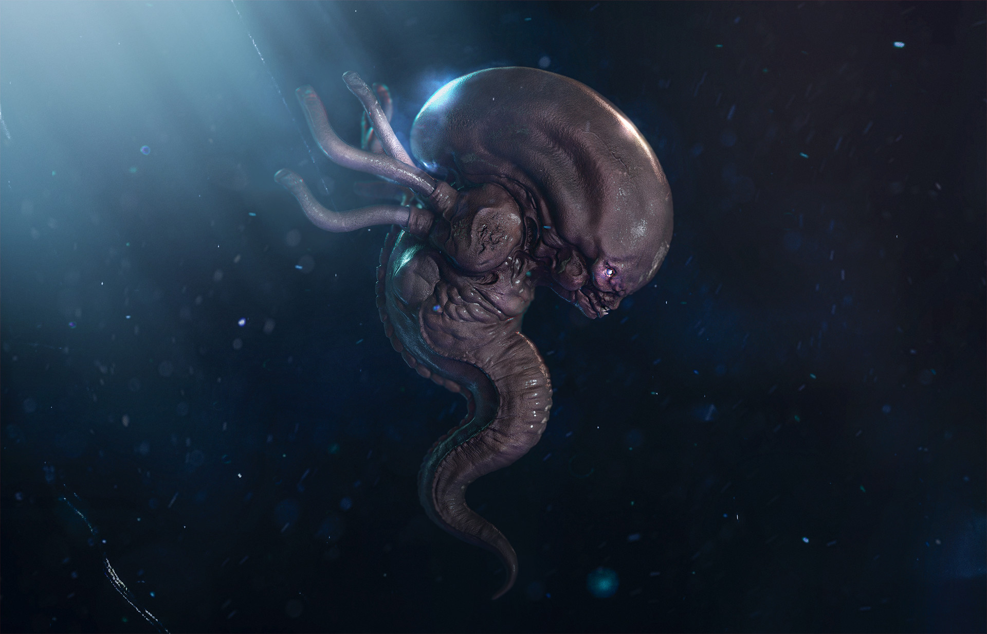 ArtStation - Alien Embryo (concept by Mikkel Frandsen)