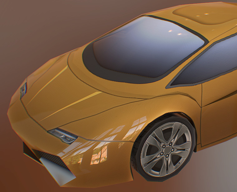 ArtStation - Low poly car