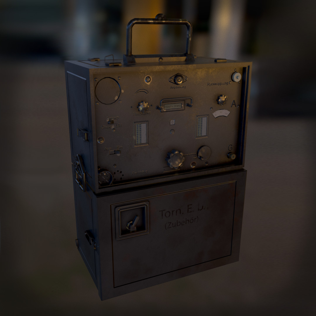 ArtStation - WWII Receiver Radio