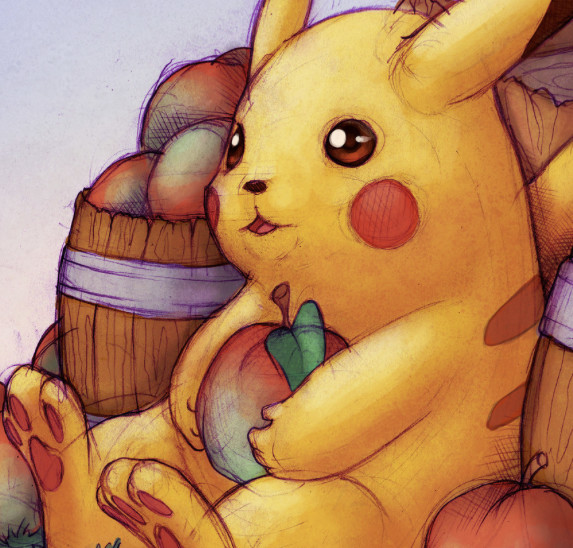 ArtStation - Pikachu's Apples