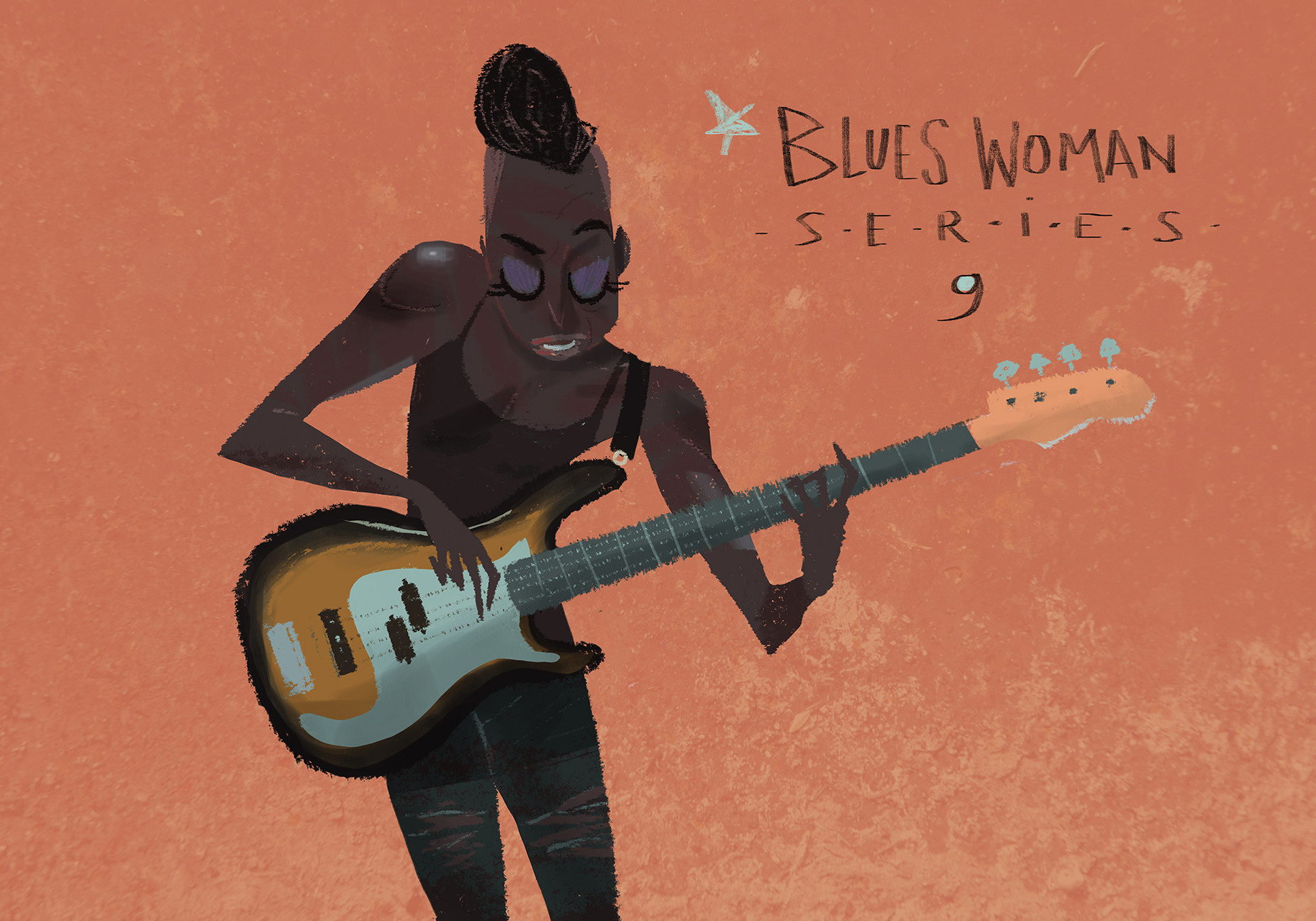 ArtStation - Blues Wo/Man Sèries