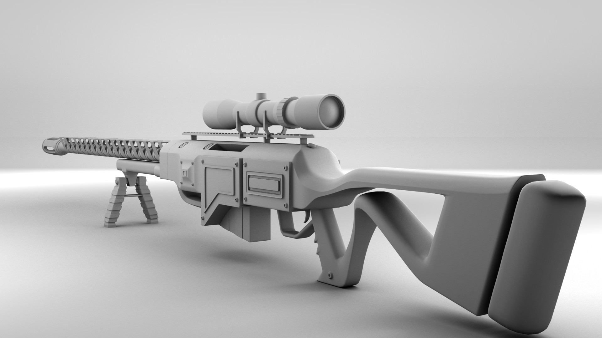 ArtStation - Sniper rifle