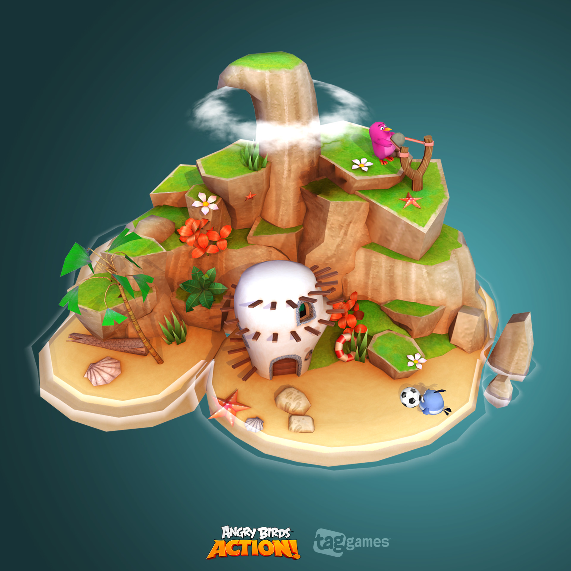 ArtStation - Angry Birds Action - Bird Island