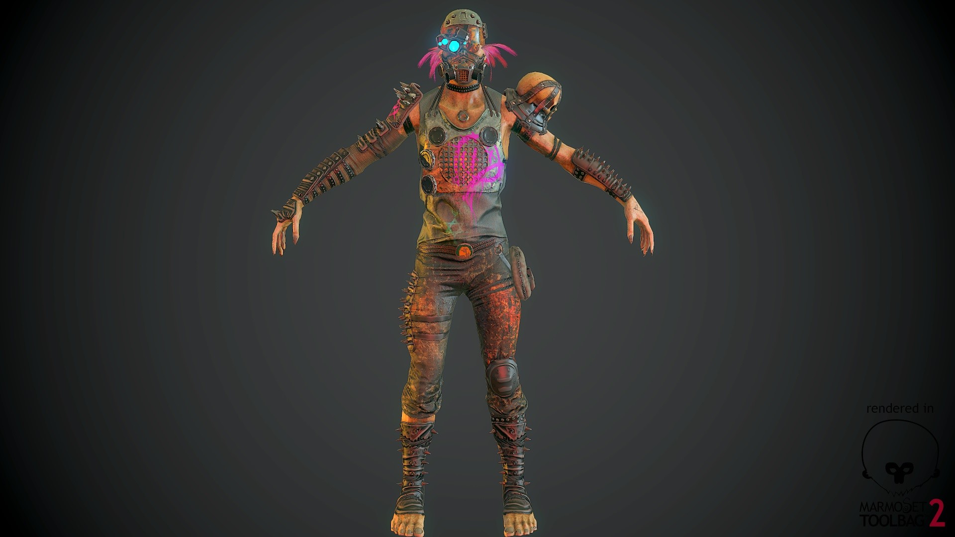 ArtStation - Gameready character "RatMan" 20K tris