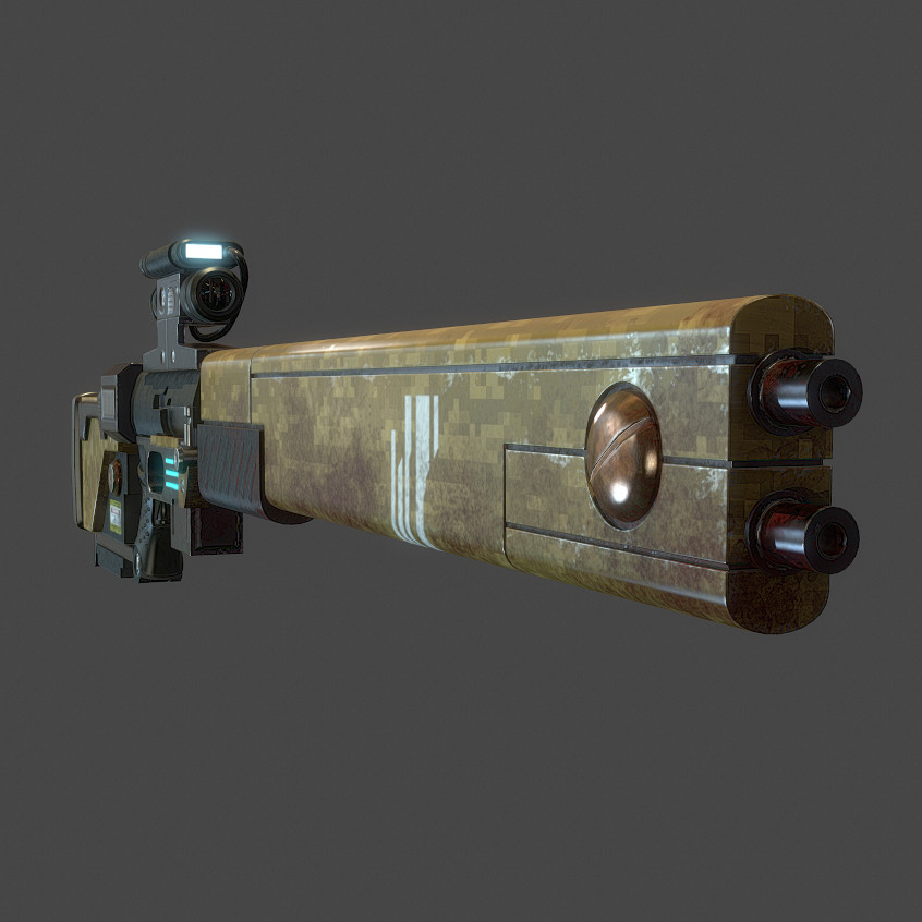 ArtStation - Tau Pulse Rifle