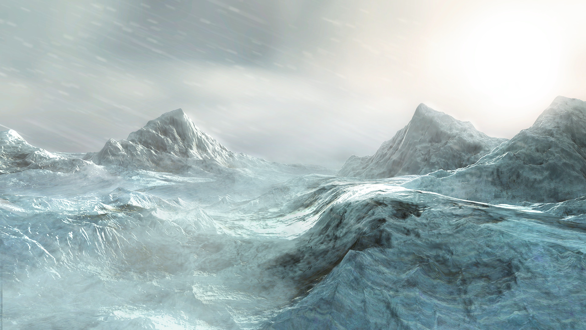 ArtStation - Icy Mountains