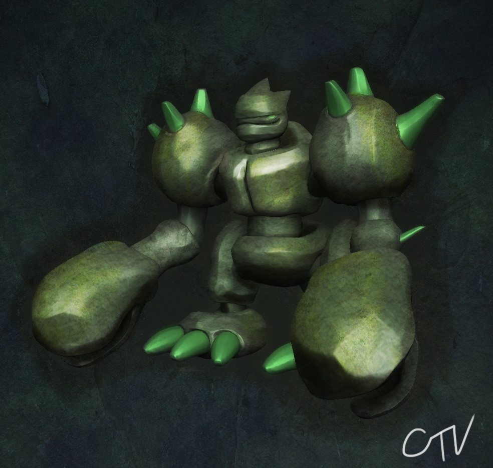 ArtStation - Rock Monster