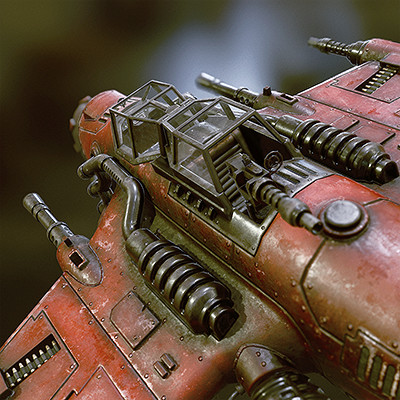 ArtStation - Warhammer 40K Orks Jet / Bommer - Realtime