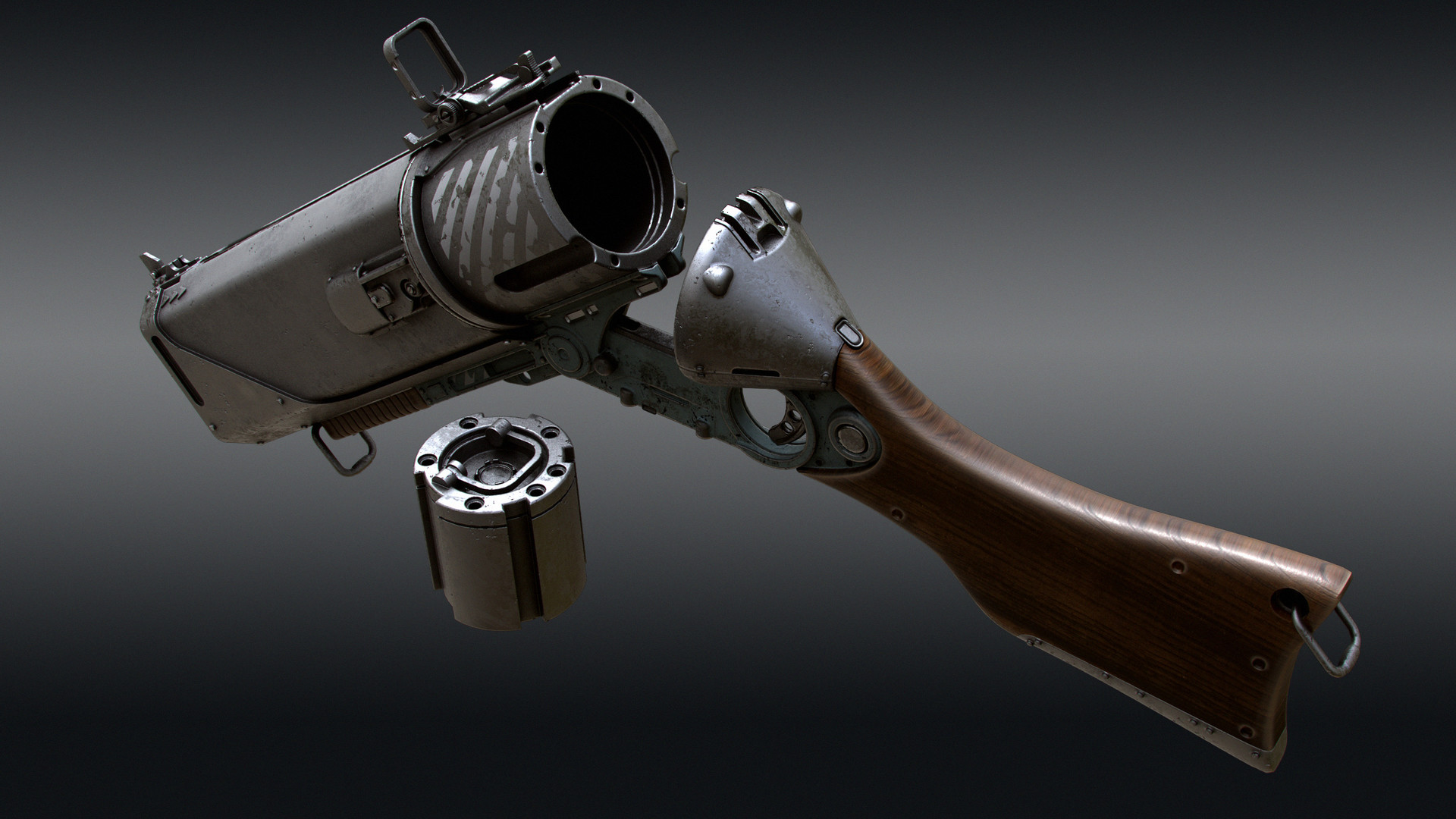 ArtStation - The Gnomon Workshop/ Creating a gun in Modo