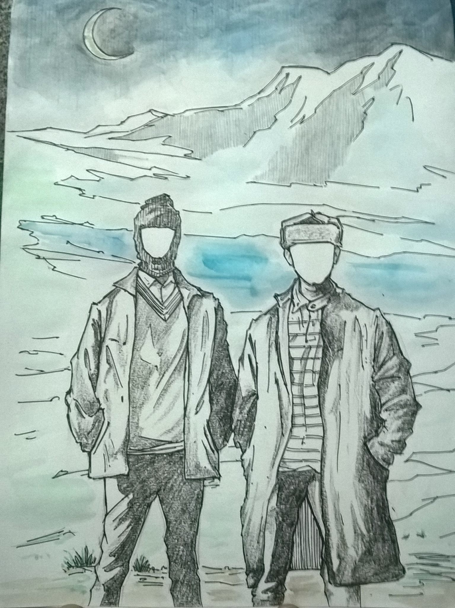 ArtStation - Faceless Men Fleeing the North