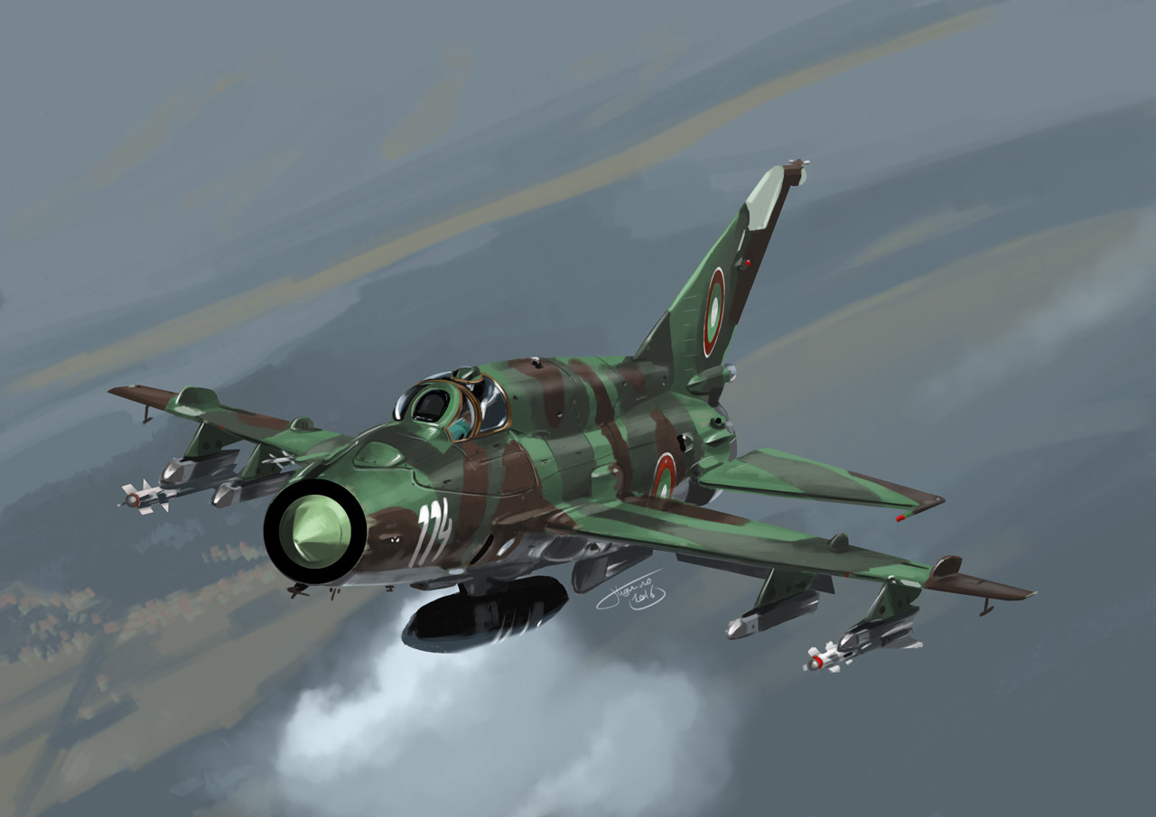 ArtStation - Mikoyan-Gurevich MiG-21 "Fishbed", Thomas Seynaeve