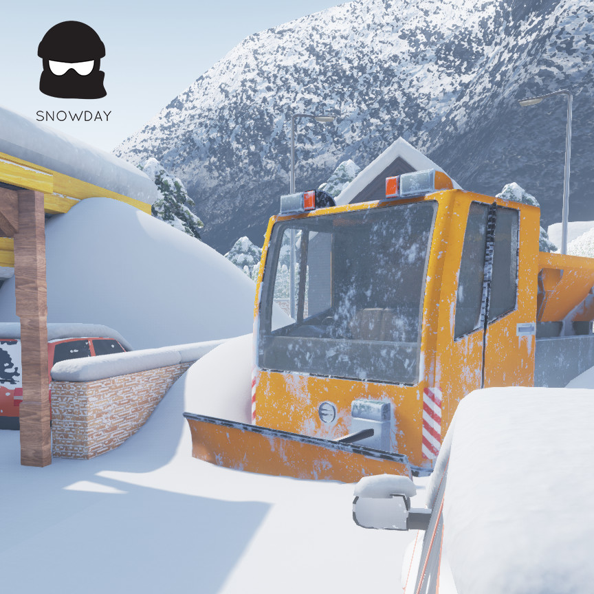 ArtStation - Snowday! - Props - Snow Plow - HTC Vive