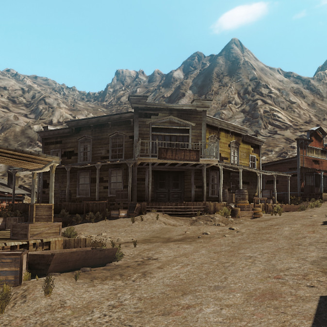 ArtStation - Wild West Environment in Cryengine.