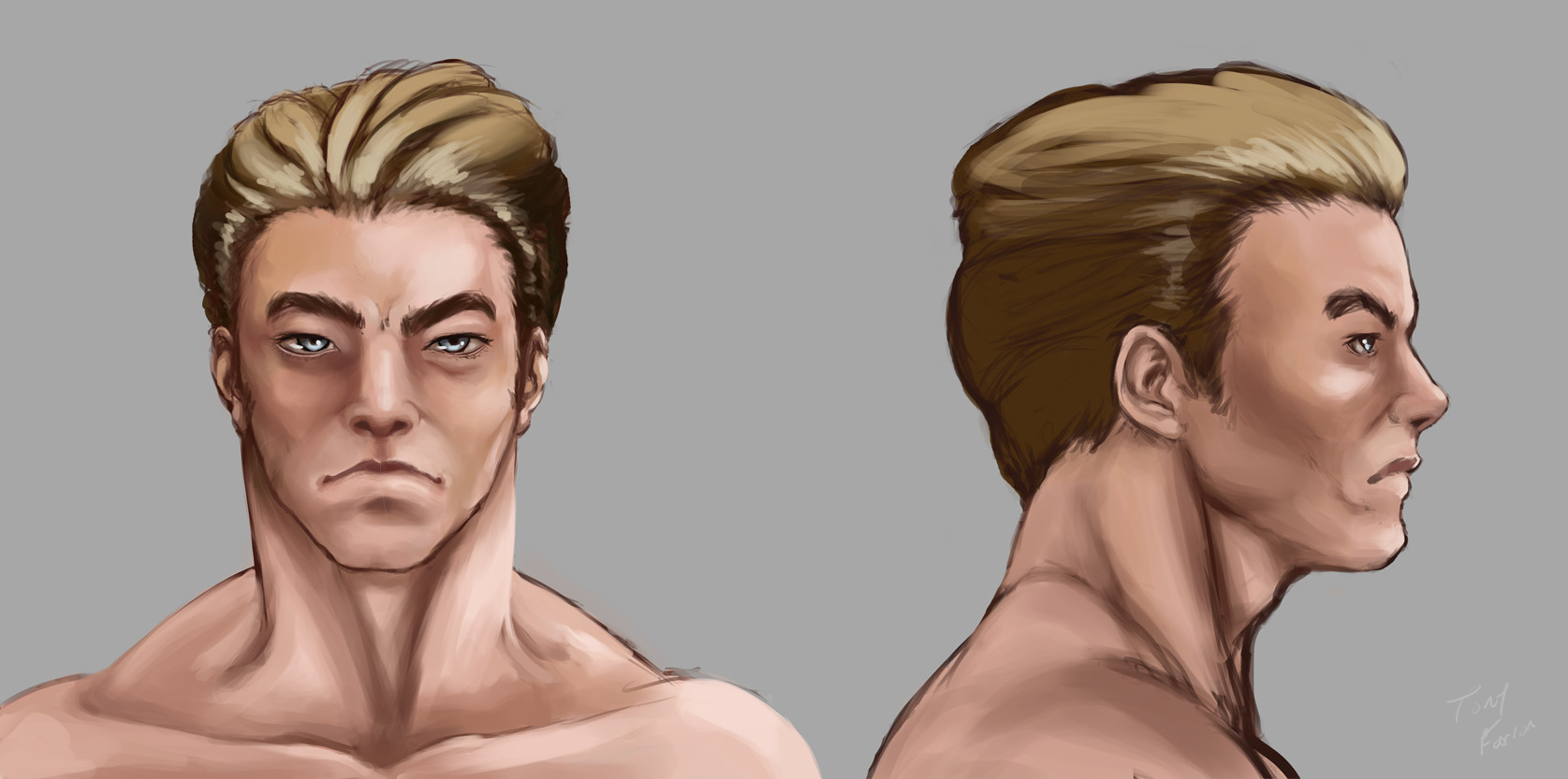 ArtStation - Character sheet: Businessman