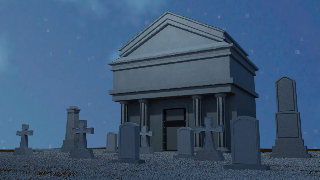 ArtStation - Graveyard Scene_game project