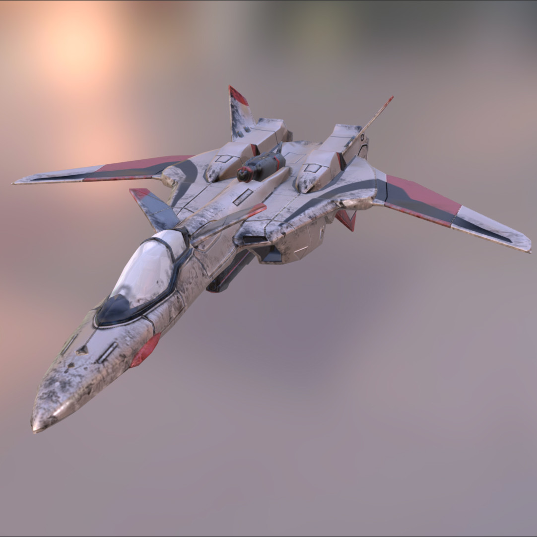 ArtStation - Spaceship macross yf-19