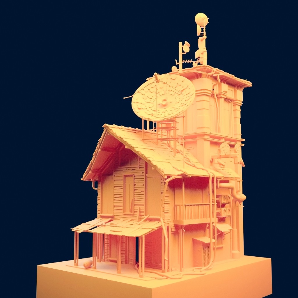 ArtStation - Old Science House