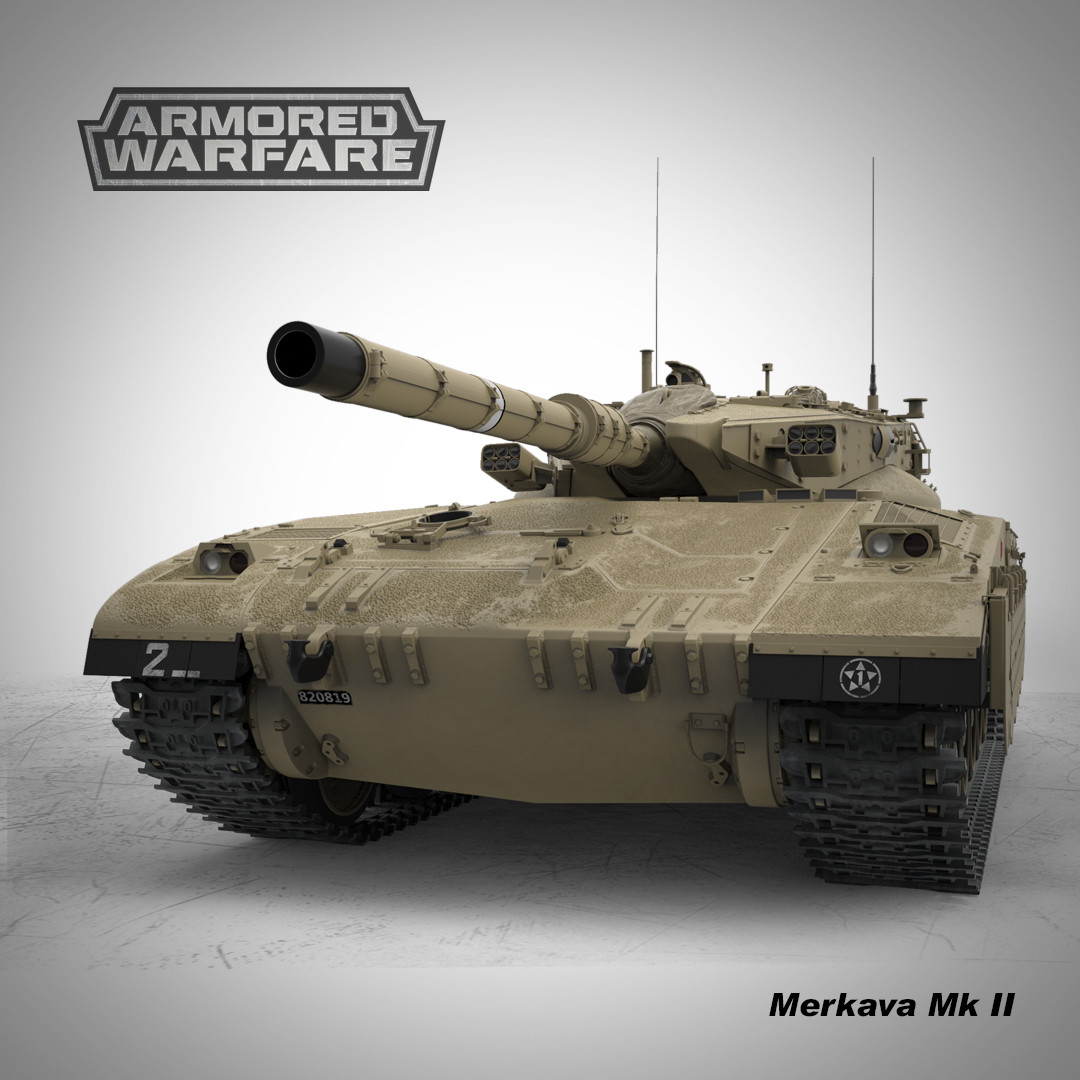ArtStation - Merkava Mk II High Poly